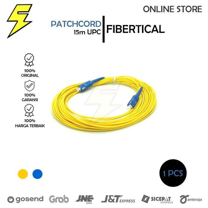 Jual Kabel Patchcord 15 Meter Sc Upc | Patchcord Fiber Optik | 15 Meter - Kab. Tangerang ...