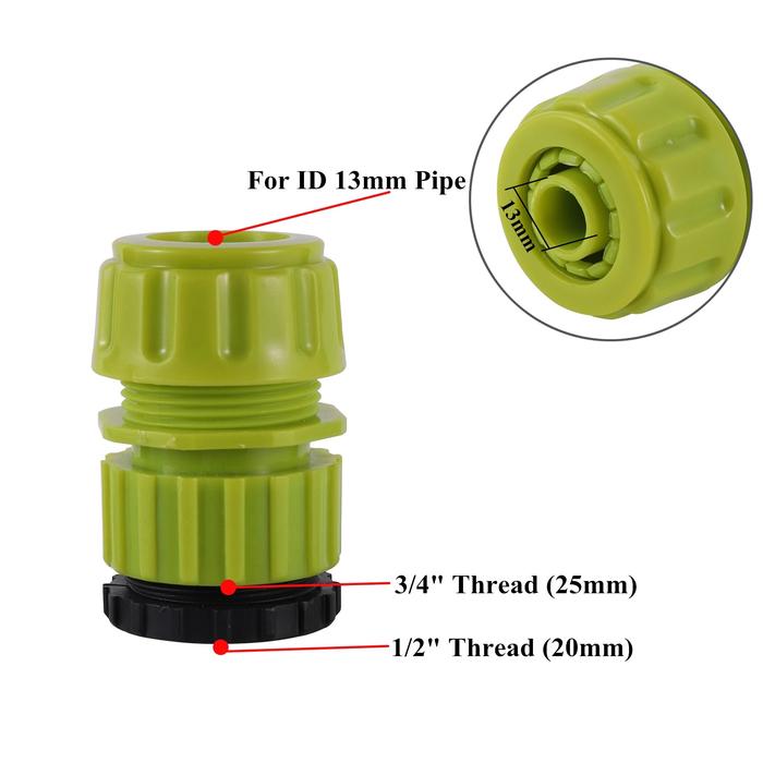 Jual Konektor Kran Keran 1/2 3/4 inch Drat to Selang 1/2” 16mm Tube ...