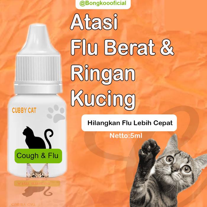 Jual Obat Flu Kucing Obat Batuk Kucing Flu Kucing Tetes Cubbycat (5ml ...