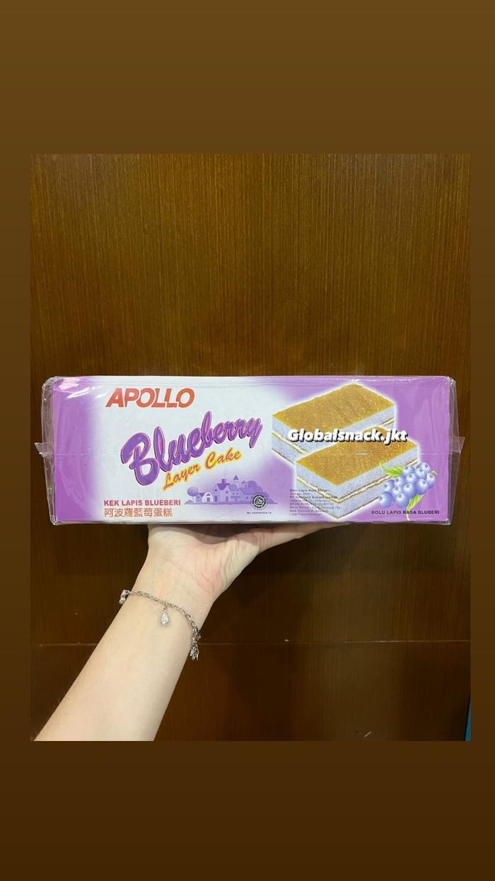 Jual APOLLO LAYER CAKE CHOCOLATE / STRAWBERRY / PANDAN / BLUEBERRY ...