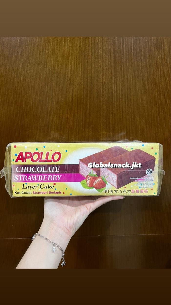 Jual APOLLO LAYER CAKE CHOCOLATE / STRAWBERRY / PANDAN / BLUEBERRY ...