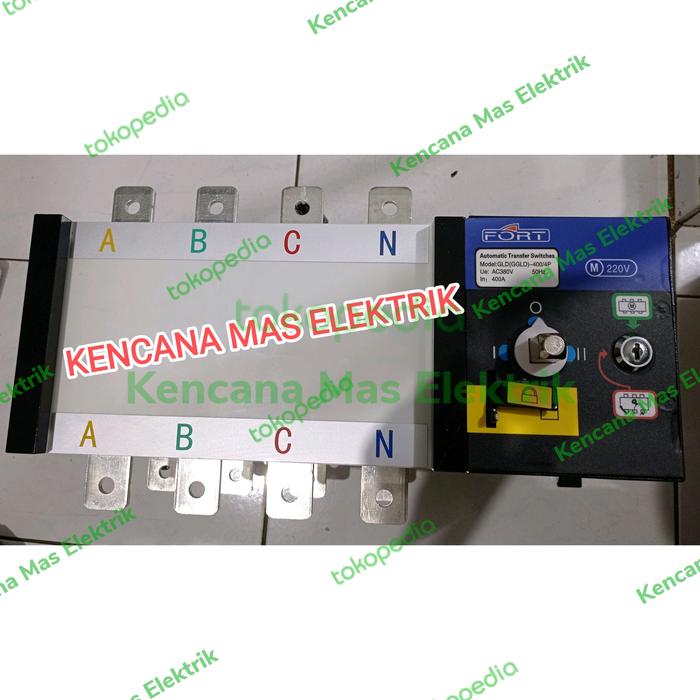 Jual COS motorized 400A 4P GGLD-400/4 Change over switch FORT - Jakarta ...