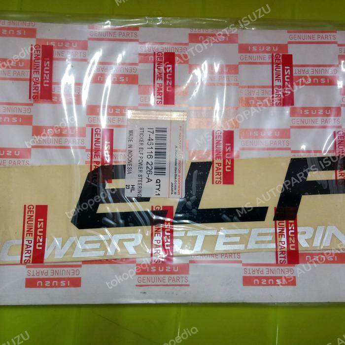 Jual STIKER STIKER ISUZU ELF POWER STEERING STERING ORIGINAL - Jakarta ...