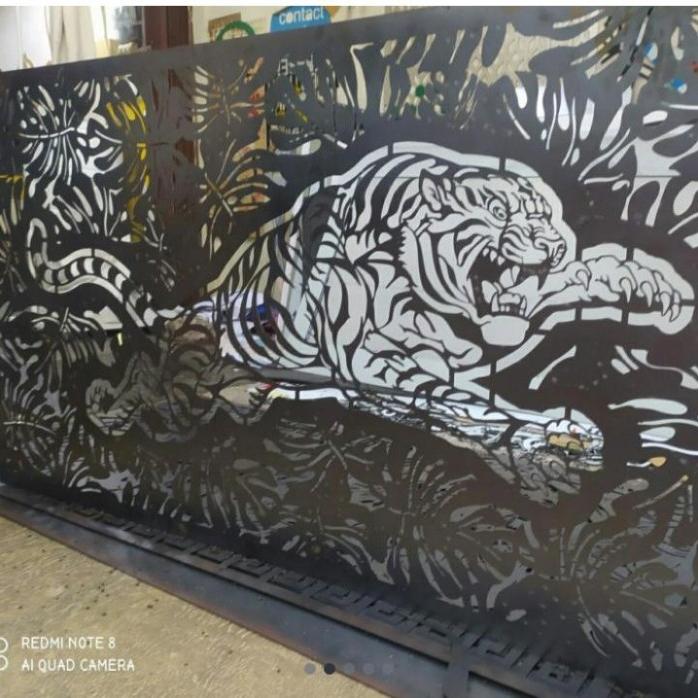 Jual Laser Cutting Plat | Potong Besi | Cutting Motif - Kota Tangerang ...