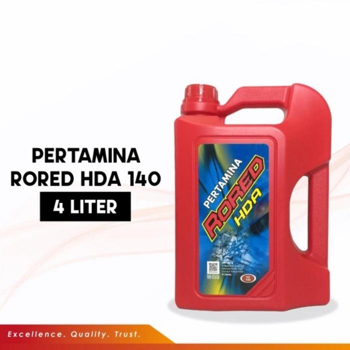 Jual Pertamina RORED HDA 140 GL5 Oli Tranmisi Gardan/Perseneling (4L/4 ...