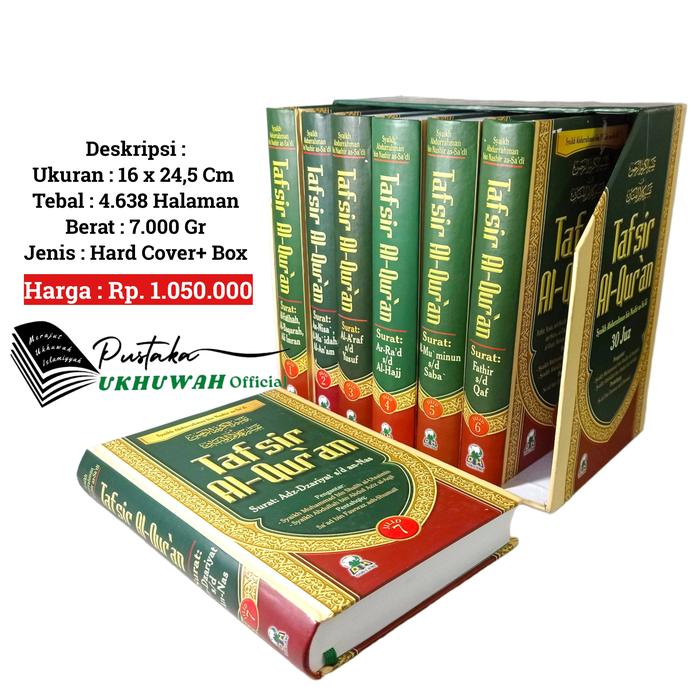 Jual Tafsir Al-Quran Tafsir As Sadi Tafsir As Sa'di Jilid 1-7 Box Lengkap - Jakarta Timur ...