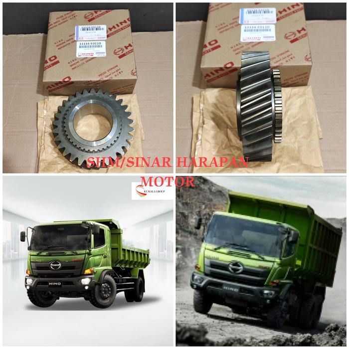 Jual GEAR 4TH TRANSMISI M009 HINO 500 FM260JD/JW 33334-E0111/E0110 GEAR ...