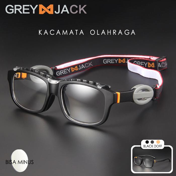 Jual Grey Jack Frame Kacamata Sport 2in1 Olahraga Basketball/Soccer ...