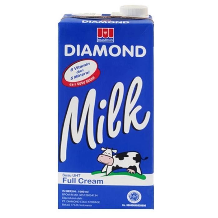 Jual Diamond UHT Milk Full Cream 1Lt - Jakarta Barat - MyHappinesShop ...