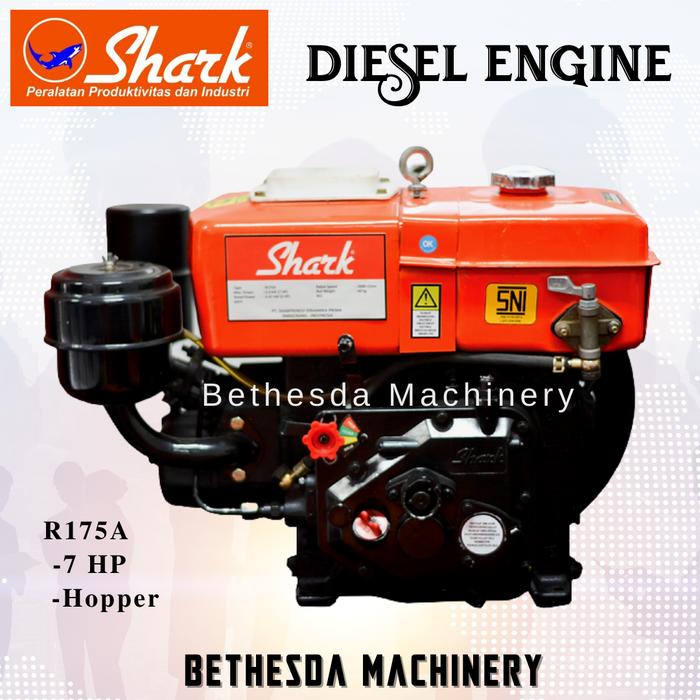 Jual Mesin Diesel 7HP R175A Diesel Penggerak Shark 7PK - Kota Surabaya - Bethesda Store | Tokopedia
