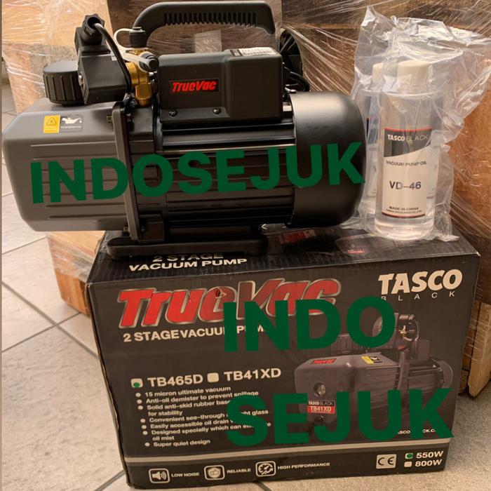 Jual VACUUM PUMP TASCO TB465D 2 STAGE / VACUUM PUMP AC 2 STAGE 6,5CFM ...