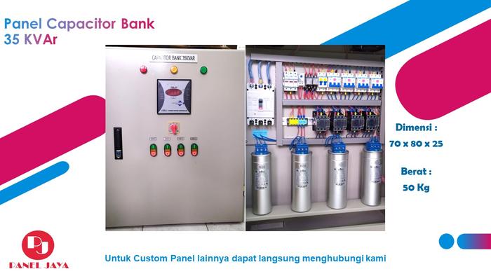 Jual Panel Kapasitor Bank 35 KVAr (Panel Capacitor Bank Perbaikan Cosphi) - Jakarta Barat ...