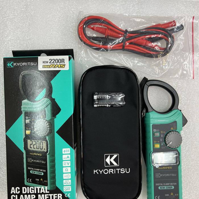 Jual digital clamp meter kyoritsu 2200R tang amper kyoritsu 2200r ac ...