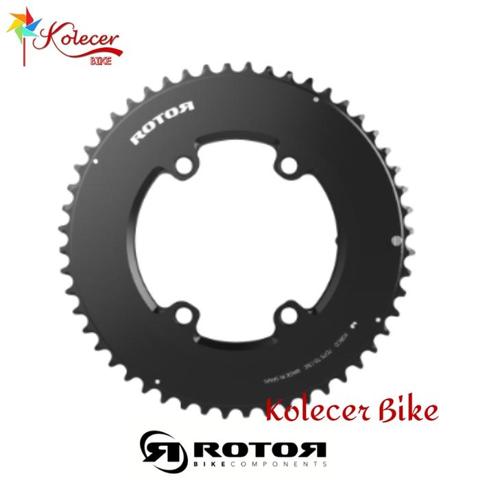 Jual Rotor Round Ring Aero BCD110X4 Chainring 50 34 Outer Only Crank ...