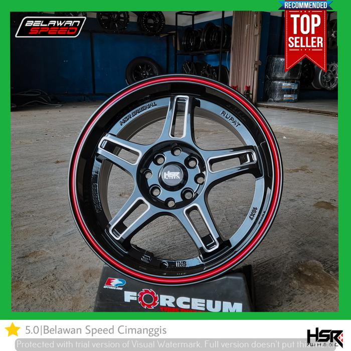 Jual VELG RACING RING 16 MOBIL DATSUN CROSS MOBILIO YARIS R16 HSR RUPAT ...