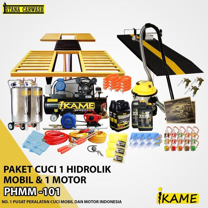 Jual New!!! Paket Peralatan Usaha Cuci Mobil Motor Hidrolik Car Wash ...