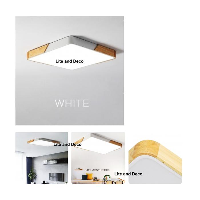 Jual LAMPU LED PLAFON BENTUK PERSEGI MODERN CEILING LIGHT 18WATT 30CM ...