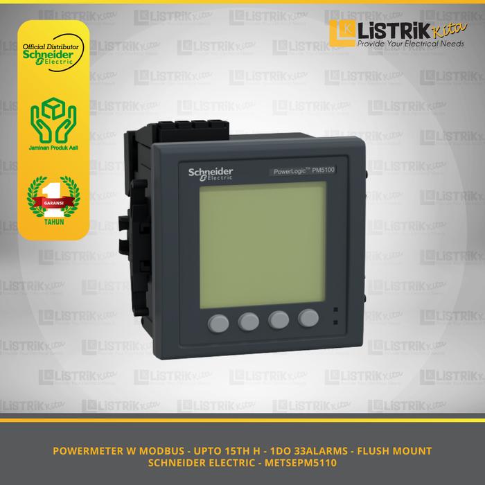 Promo POWER METER SCHNEIDER PM5110 15TH H THD CL0.5 1DO - METSEPM5110 ...