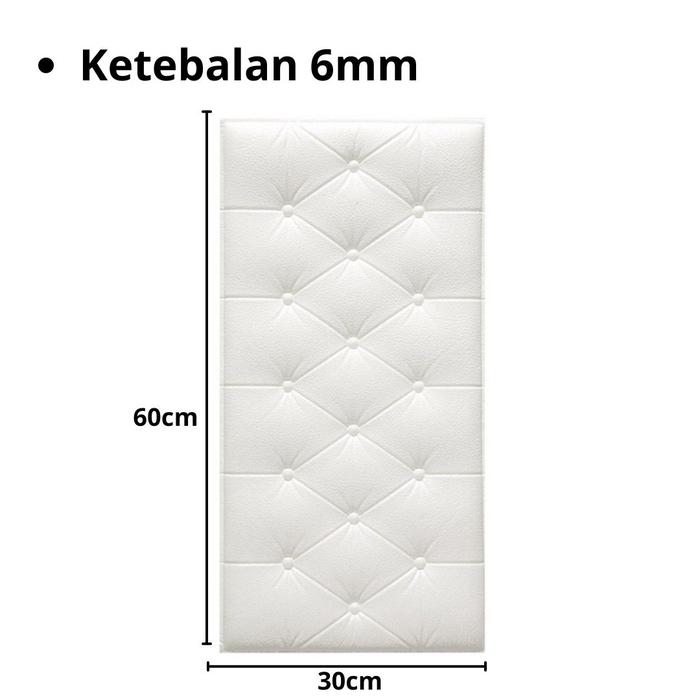 Jual DOS Wallpaper Foam 3D Wall Border Sticker Dinding Bed Wallfoam ...