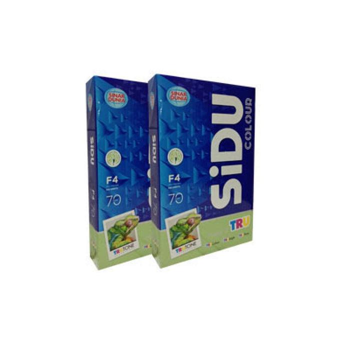 Jual KERTAS HVS SINAR DUNIA F4 70 GRAM / KERTAS HVS WARNA SIDU - Kuning ...