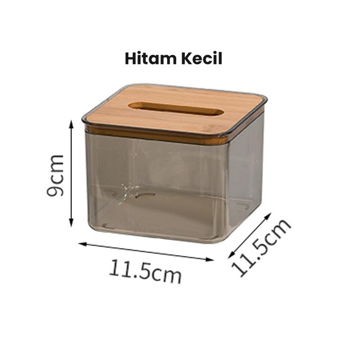 Promo Starlight Kotak Tisu Kayu Transparan Tempat Tisu Mini Tissue Box ...