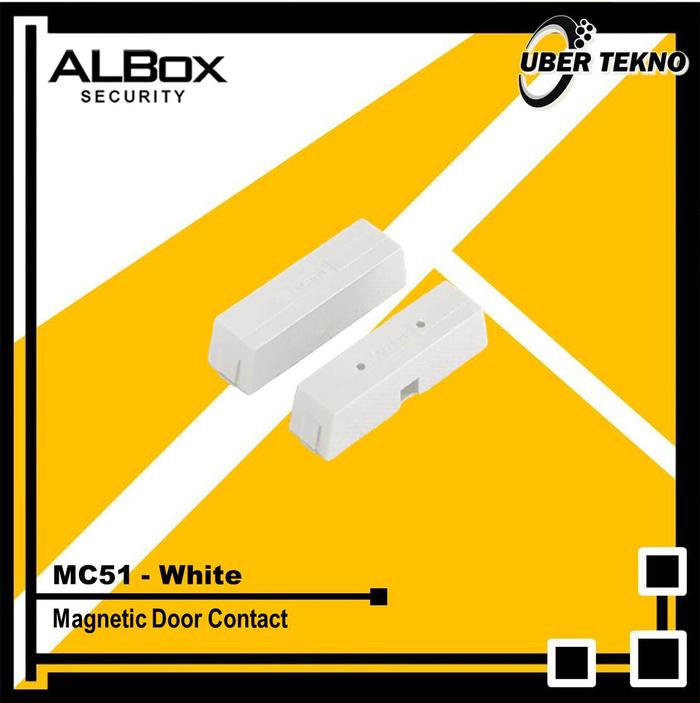 Jual Magnetic Door Contact Sensor Alarm Albox MC51 White - Kota Bekasi ...