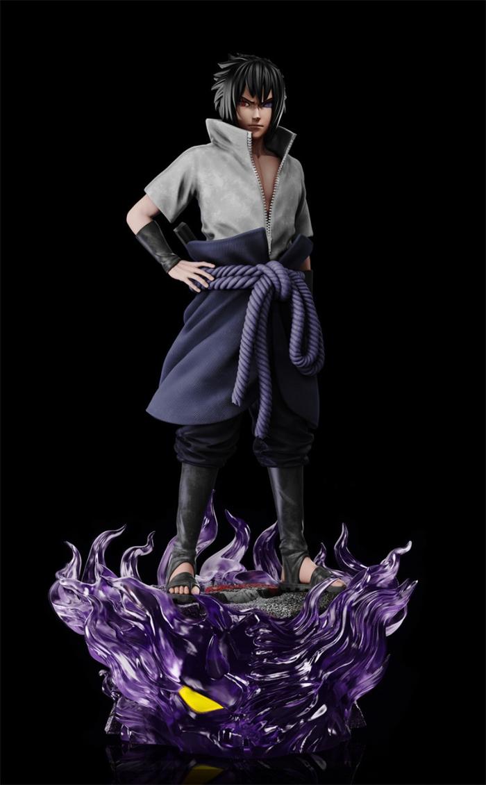 Jual Cw Studio Uchiha Sasuke 1/4 Scale Resin Statue - Naruto Boruto ...