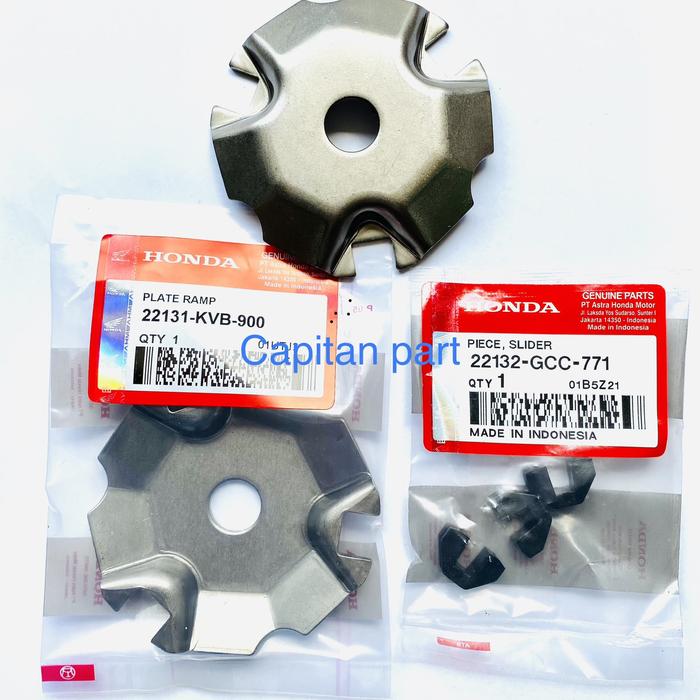 Jual Plate Ramp Cam Besi Lawan Rumah Roller Vario 110 Beat Fi Kvb + s ...