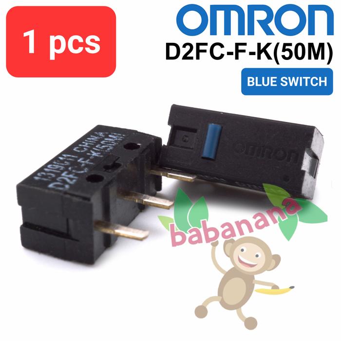 Jual D2FC-F-K (50M) Omron Original Mouse click gaming blue switch 50 juta - Jakarta Utara ...