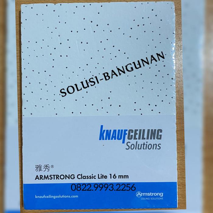 Jual Akustik amstrong 60x60 square / armstrong / rh95 / rh99 / plafon - CLASICLITE RH99 - Kab ...