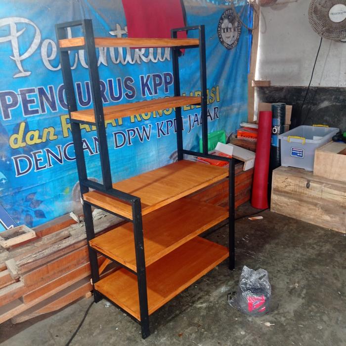 Jual RAK DAPUR 5 SUSUN | RAK KAYU MEJA KOMPOR GAS | TEMPAT OVEN ...
