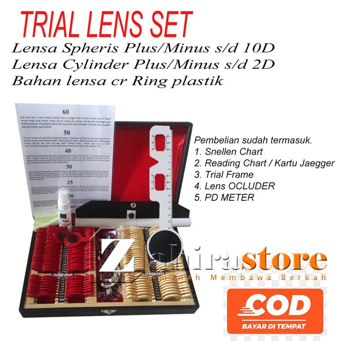 Jual Trial Lens Set Alat Priksa Mata Simple/Snellen Chart - Kab. Garut ...