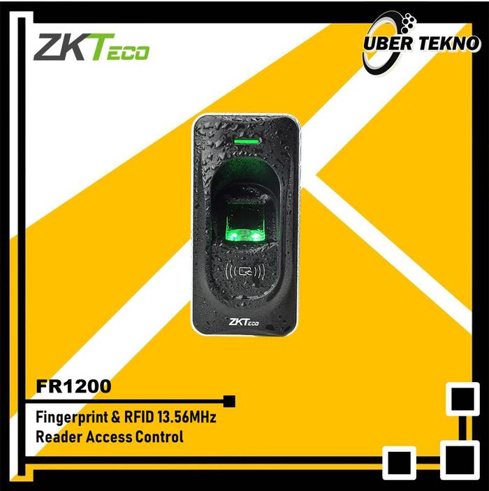 Jual Fingerprint RFID 13.56MHz Reader ZKTeco FR1200 RS485 Interface ...