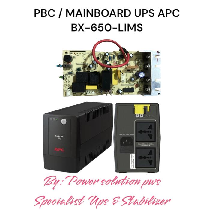 Jual PBC / MODUL / MAINBOARD UPS APC BX-650-LIMS BX 650 LI MS BX650LIMS ...