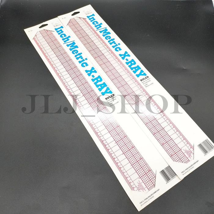 Jual Penggaris Pola / Skala Plastik-inch / Metric X-ray 45cm / 18 B-95 ...