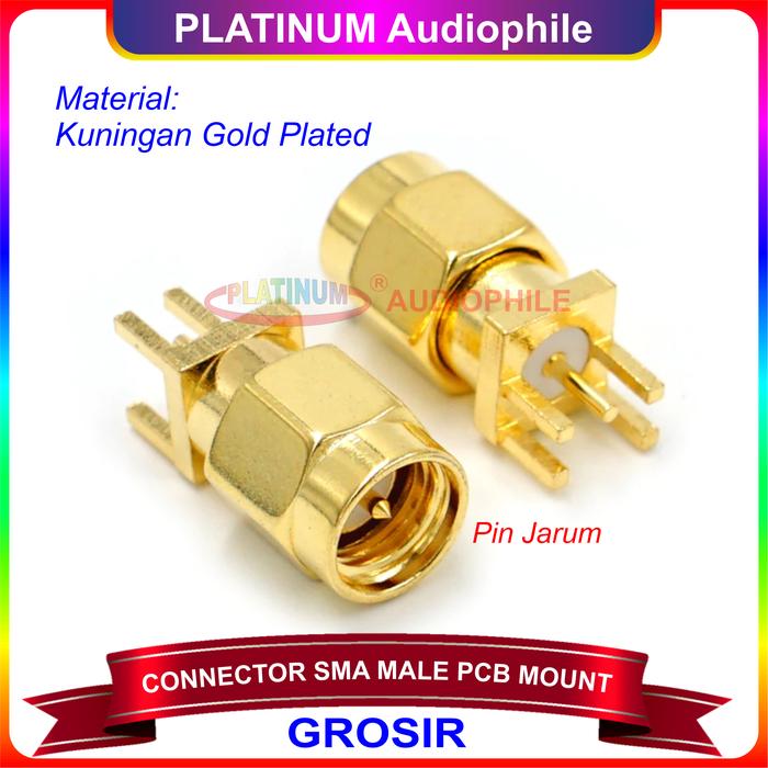 Jual Konektor SMA Male PCB Mount RF Adapter Connector - Kab. Bogor ...