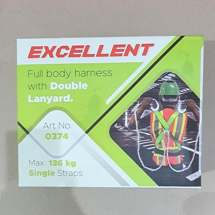Jual Safety Belt Full Body Double Big Hook / Body Harness EXCELLENT ...