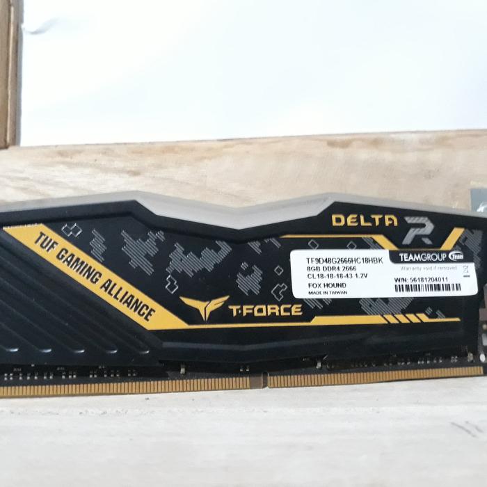 Jual Memory ram komputer PC DDR 4 8gb Team Group RGB TUF - Kab. Karanganyar - dna_computer ...