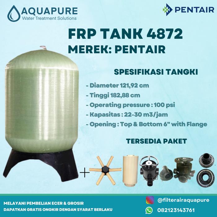 Jual Tangki FRP 4872 Pentair / Tabung filter 4872 / Tangki filter Air ...
