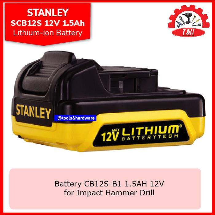 Jual STANLEY -Battery SCB12S 12V 1.5Ah-12V Battery Hammer Drill ...
