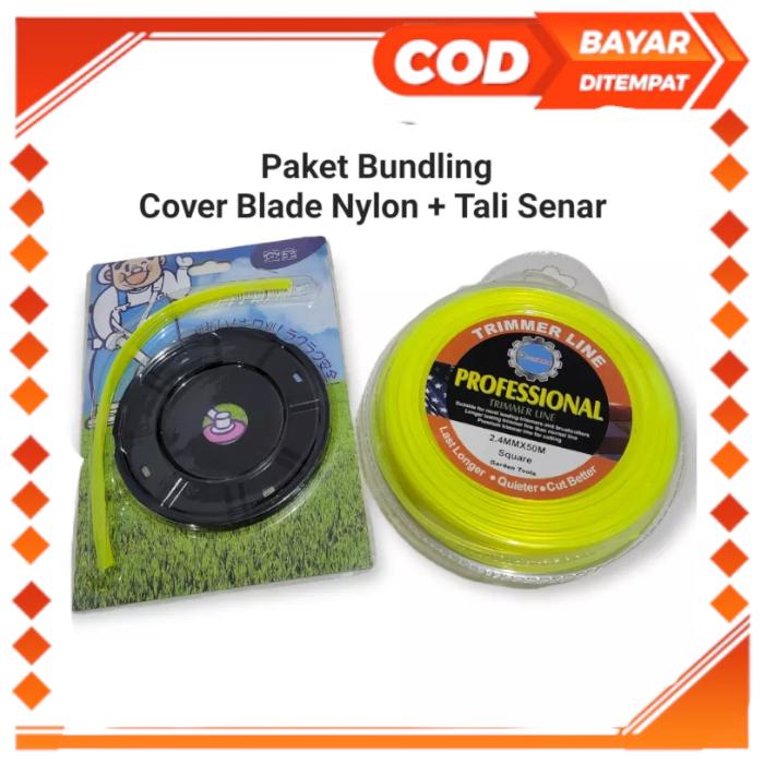 Promo Mata Potong Senar Mesin Potong Rumput Nylon Set Piringan Dudukan ...