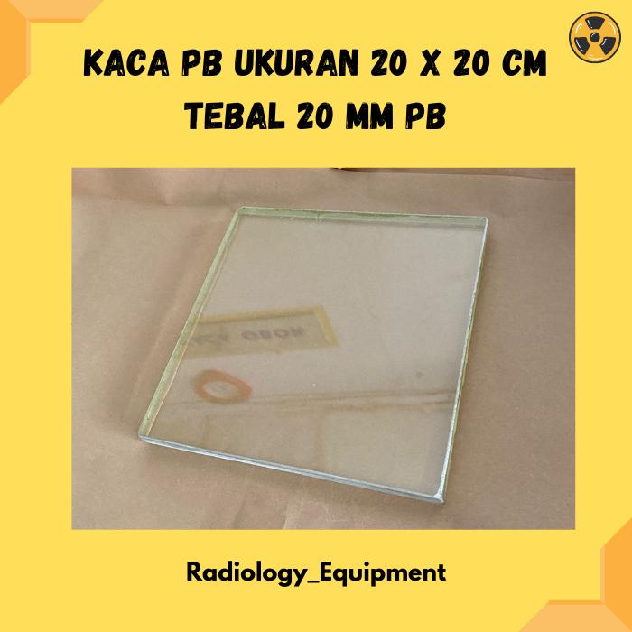 Jual KACA PB 20x20 CM TEBAL 20 MM / KACA TIMBAL 20 MM / KACA PB ...