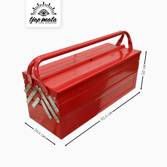 Jual TJAP MATA / CAP MATA Tool Box Besi 3 Susun (Merah) - Jakarta Pusat ...