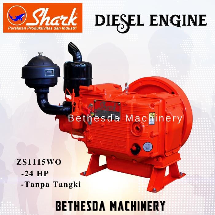Jual Mesin Diesel 24 HP Engine Penggerak Shark ZS1115 24PK Tanpa Tangki - Kota Surabaya ...