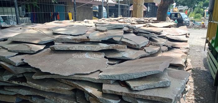 Jual Batu Gilang Coklat batu templek - XL - Kab. Sidoarjo - Sinar Batu ...