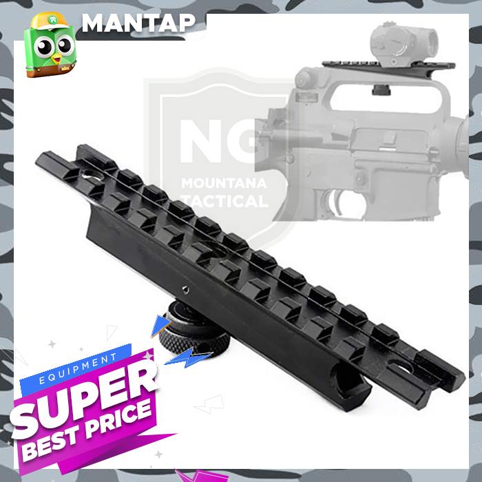 Jual Carry Handle weaver Rail Scope Mount Base M4/M16 Picatinny Rail ...