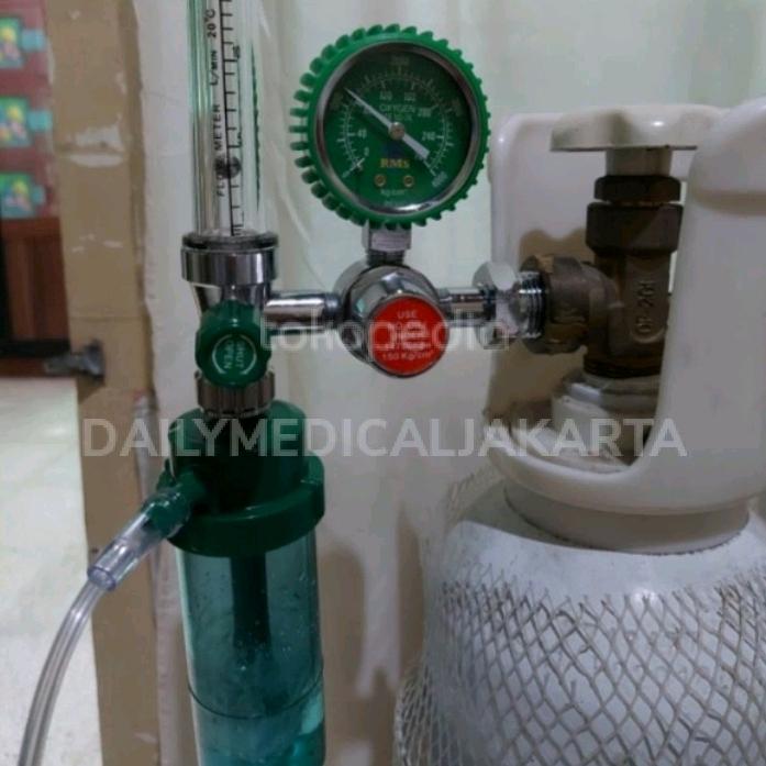 Jual Botol Regulator Oksigen Medis Humidifier Rms/tabung Regulator ...