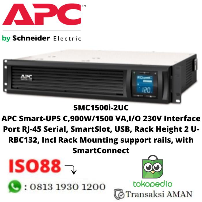 Jual SMC1500i-2UC APC Smart-UPS C,900W/1500 VA,I/O 230V - Jakarta Barat ...