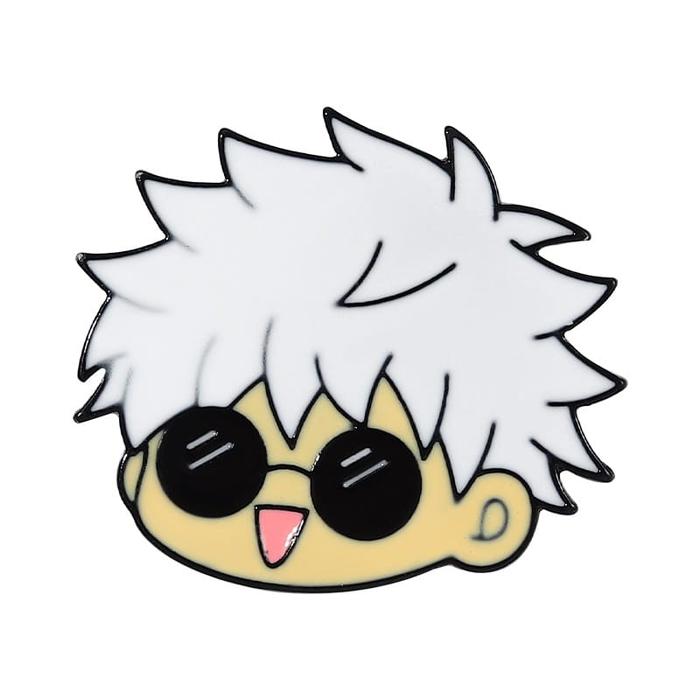 Jual Best Top Pin Bros Enamel Anime Gojo Satoru Jujutsu Kaisen Cute ...