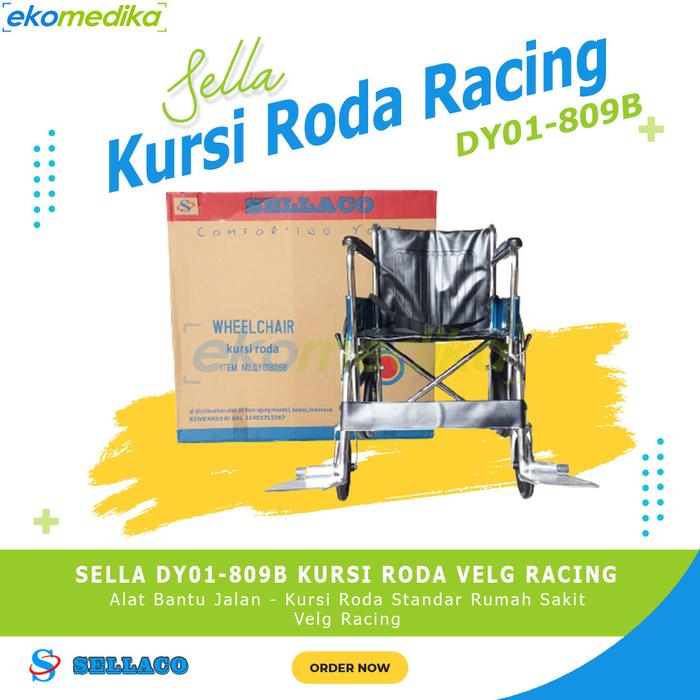 Jual Kursi Roda Velg Racing SELLA DY 809B Standar Wheelchair Velg ...